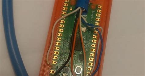 Raspberry Pi Pico Case For Adxl345 Accelerometer Using Cat5e Cable By