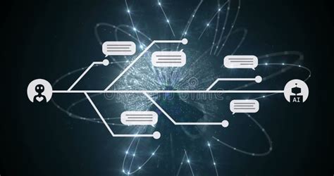 Image Of Ai Chat And Data Processing Over Globe With Connections Stock Image Image Of Reality