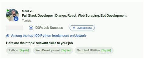 Moez Zhioua On Linkedin Freelancing Upwork Toprated 20 Comments