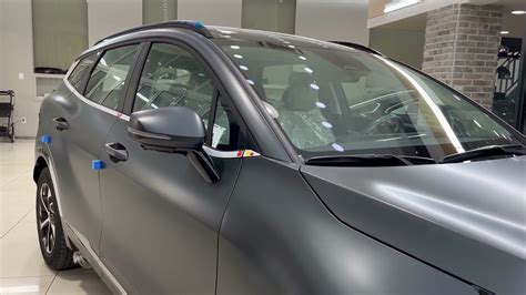 신형 스포티지 쉐도우 매트 그레이 무광컬러 둘러봤습니다 Youtube