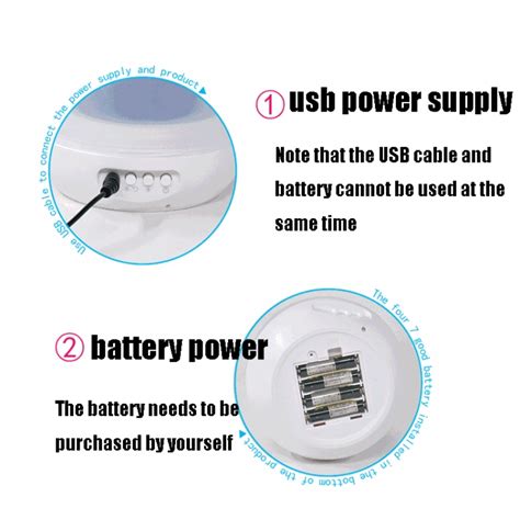 별빛 Usb 판타지 분위기 프로젝션 램프 Led 회전 야간 조명 흰색