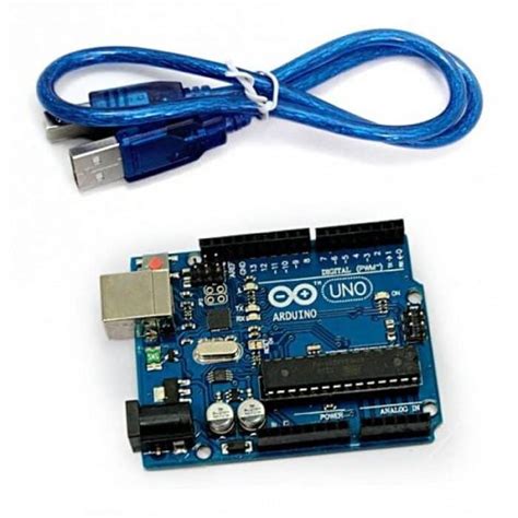 Arduino Uno R And Cable For Arduino Uno