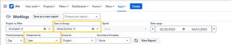 How To Generate User Worklog Reports In Jira Ste Atlassian Community