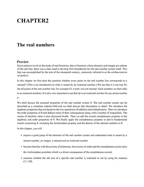 Maths 1 Real Numbers Lecture Notes 2 Warning Tt Undefined