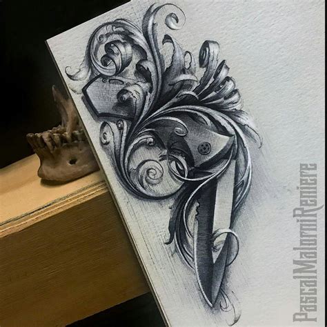 Chicano Style Tattoo Chicano Tattoos Swirl Tattoo Hip Tattoo New