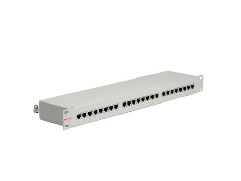 ROLINE Cat E Class D Patch Panel Ports STP Grey SECOMP International AG