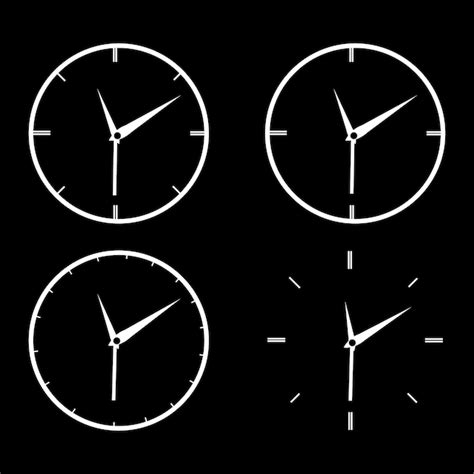 Premium Vector Clock Time Vector Design