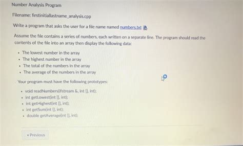 Solved Number Analysis Program Filename