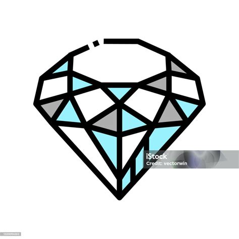 다이아몬드 보석 돌은 스마트 폰 응용 프로그램 게임 색상 아이콘 벡터 일러스트에서 원 Brand Name Smart Phone에