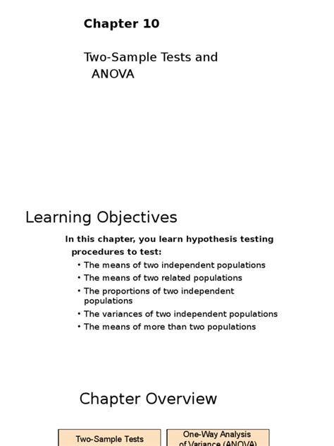 Two Sample Test Pdf Students T Test Standard Deviation