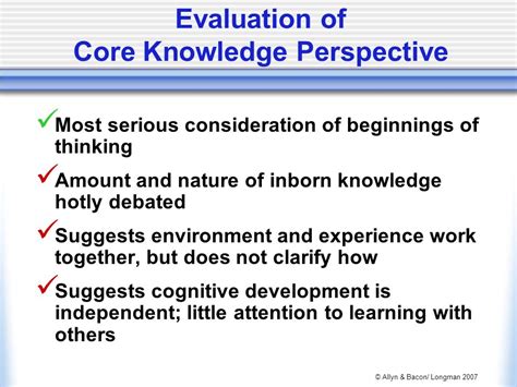 According To The Core Knowledge Perspective Infants