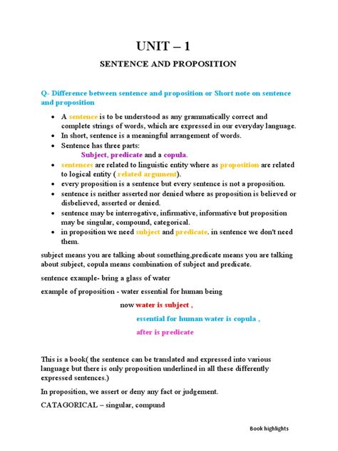 Sentence And Proposition Pdf Argument Deductive Reasoning