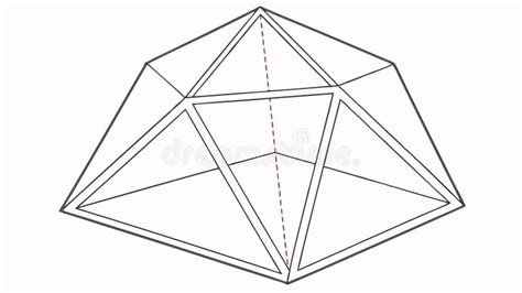 Geometric Dome Outline Architectural Design For Modern And Structural Themes Vector Design