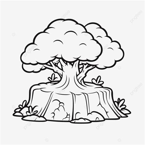나무와 그루터기 색칠 페이지 개요 스케치 그림의 이미지 벡터 Bonzai 나무 그리기 Bonzai 나무 개요 Bonzai 나무 스케치 Png 일러스트 및 벡터 에