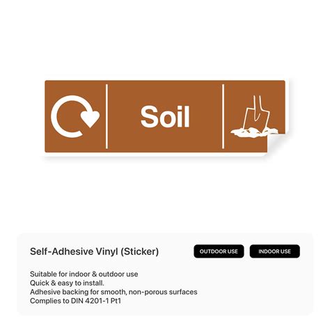 Soil Recycling Safety Sign Safety Signs And Stickers