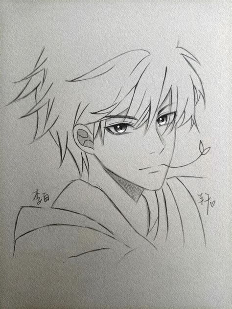 李白简笔画画像图文（漂亮17张） 简笔画图片大全