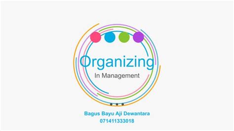 organizing ppt