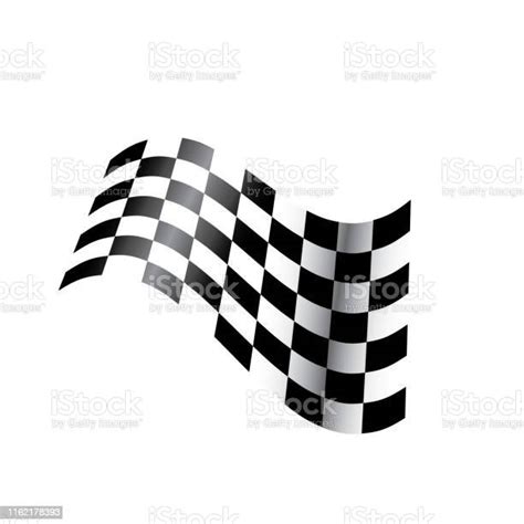 레이스 플래그 벡터 아이콘 기호입니다 간단한 디자인 체크 기호 기호 템플릿 개념에 대한 스톡 벡터 아트 및 기타 이미지 개념