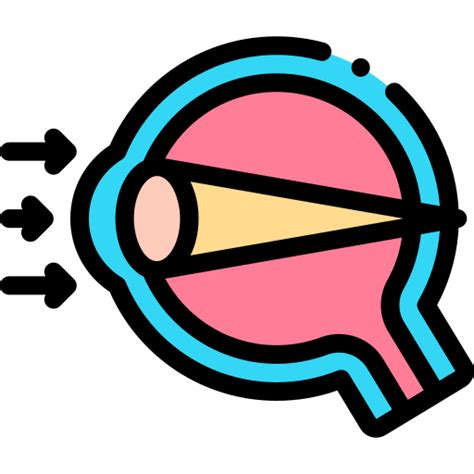Hyperopia Detailed Rounded Lineal Color Icon