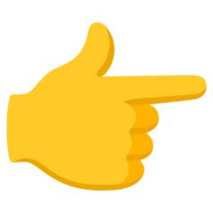 Backhand Index Pointing Right Emoji Backhand Index Pointing Right Meaning