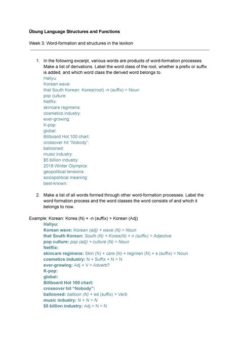 Sf3 G1 Assignment To The Course Language Structures And Functions