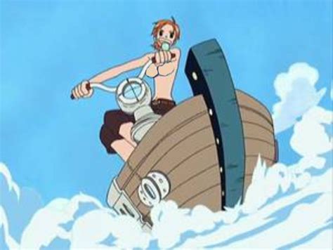 Nami Riding Boat By Mhumiston965 On Deviantart