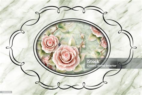 3d 천장 벽화 배경 화면 치장 벽 토 몰딩 대리석 백그라운드에 돌 장미 0명에 대한 스톡 사진 및 기타 이미지 0명 건축 금고 금융 항목 Istock
