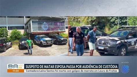 Vídeo Suspeito De Matar Esposa Passa Por Audiência De Custódia