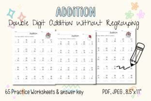 Double Digit Addition Without Regrouping Graphic By HappyDesign Creative Fabrica