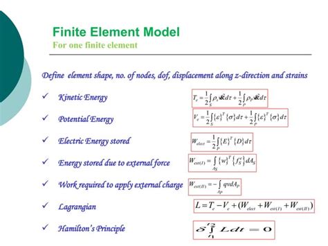 Computational Model For Realisation Of Smart Structure Ppt