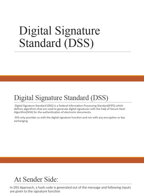 Digital Signature Standard Dss Pdf