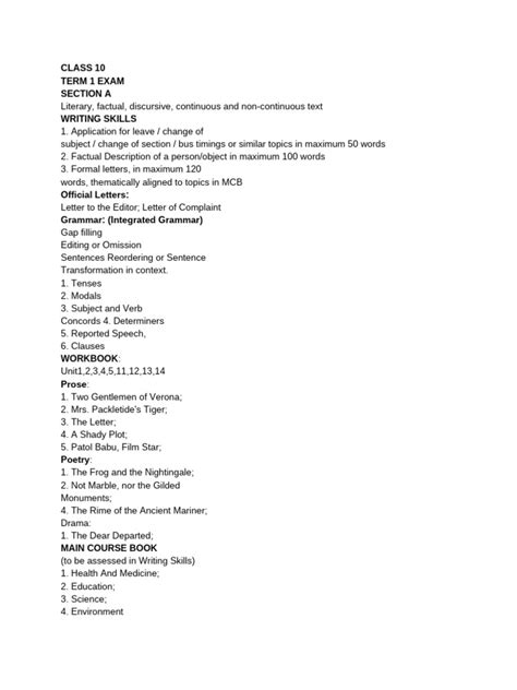 Class 10 Term1 Pdf