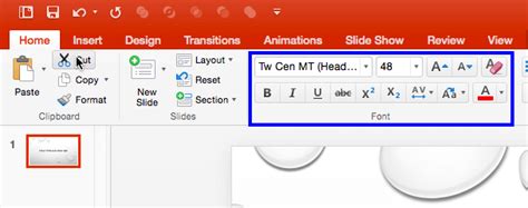 Font Types And Sizes In PowerPoint For Mac