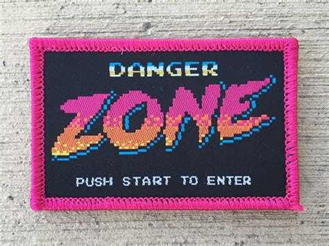 Danger Zone Patch Cool Patches Patches Cute Patches