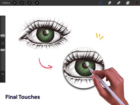 How To Draw Eye In Procreate Step By Step Brush Galaxy
