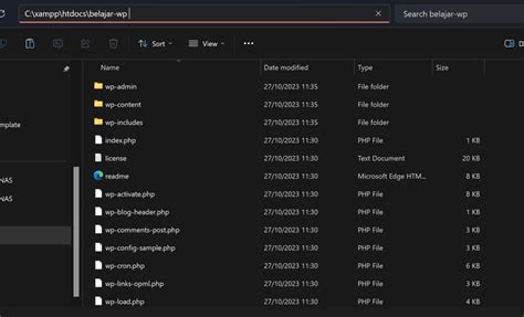 Panduan Lengkap Cara Instal WordPress Di XAMPP