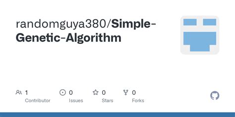 Github Randomguya380simple Genetic Algorithm