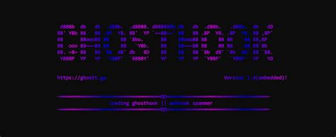 Github Uiisback Ghosthook Ghosthook Is A Webhook Spammer Which Spams Discord Webhooks With A
