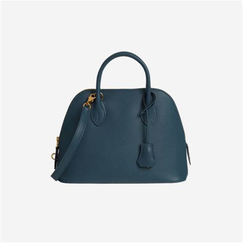 에르메스 볼리드 1923 25 백 앱송 And 골드 하드웨어 블루 드 프뤼스 Hermes Kream