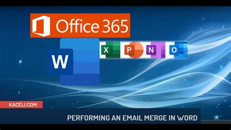 Mail Merge Emails From Excel To Word Send Personalized Emails Youtube