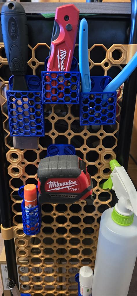 Multiboard Parametric Box Or Cylinder With Honeycomb Pattern By Sjcundy