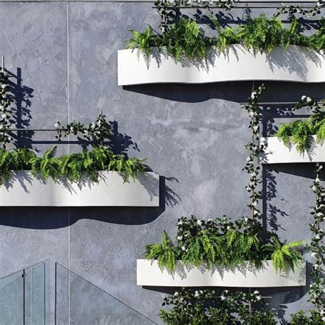 Modular Wall Planters Silk Lightweight Planter Box Product