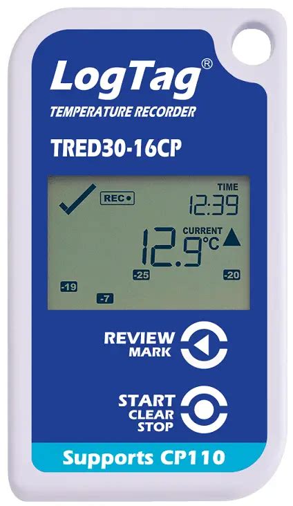 Logtag Tred30 16u External Probe Lcd Temperature Data Logger User Guide