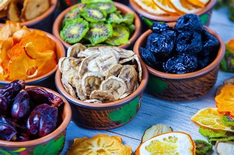 Premium Photo Healthy Assorted Dried Fruit Snacks