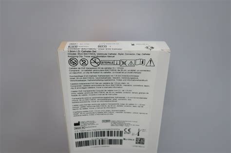 New Codman 82 1750 Bactiseal Clear Evd Catheter 19mm Id Catheter Set