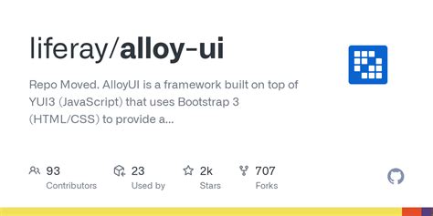 Github Liferayalloy Ui Repo Moved Alloyui Is A Framework Built On