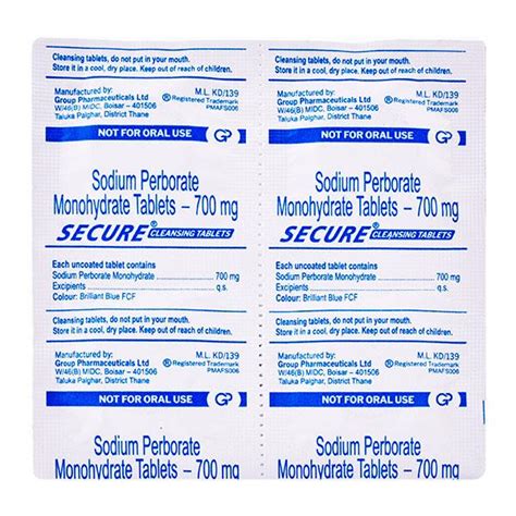 Secure Denture Tablet 10s