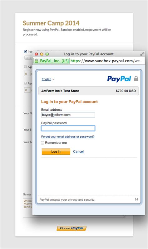 PayPal Express Checkout Is Now Available For Jotform Forms The