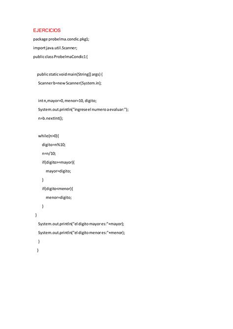 Algoritmos Condicionales Y Simples Pdf