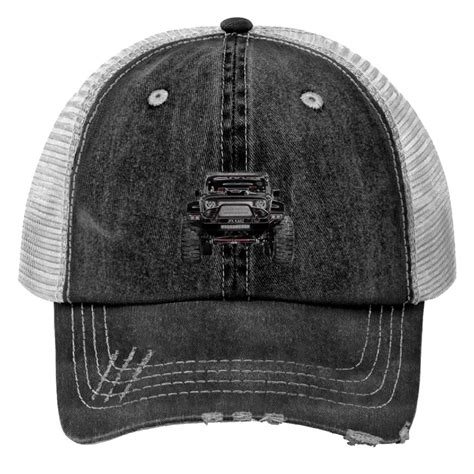 Jeep Wrangler Jeep Wrangler Sport Front View Trucker Hats Sold By